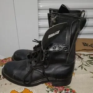 Biltrite | Shoes | Biltrite Ansi Z4199175 Black Leather Combat Boots ...